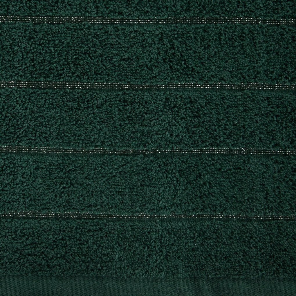 BAVLNĚNÝ RUČNÍK DALI 70X140 CM TMAVĚZELENÁ
