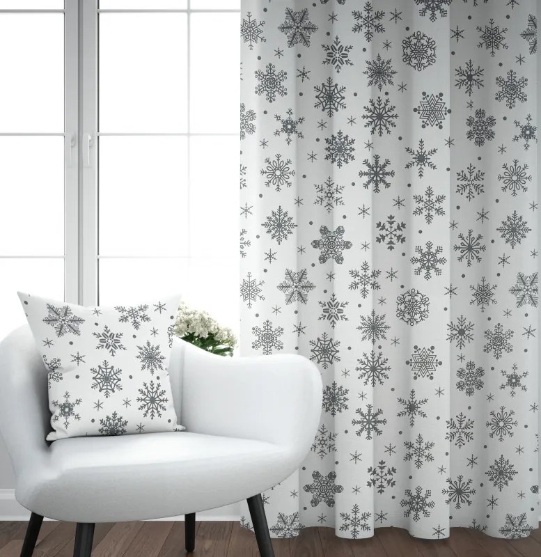 Ervi Bavlněný závěs - Zimní kouzlo