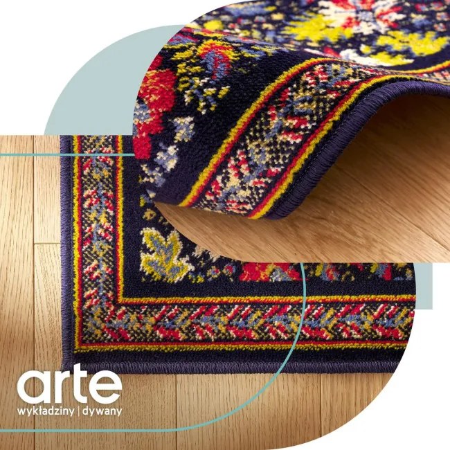 Koberec Agnella Optimal Floriana granátový