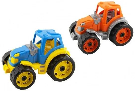 Rappa traktor plastový 25 cm modrá
