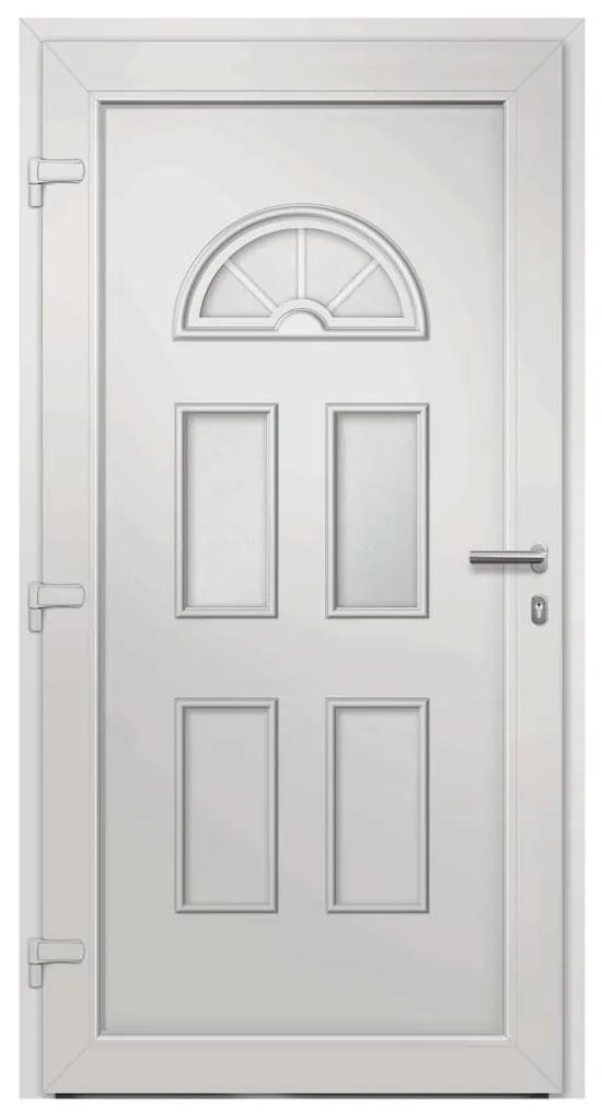 Vchodové dveře bílé 88 x 190 cm,  279247