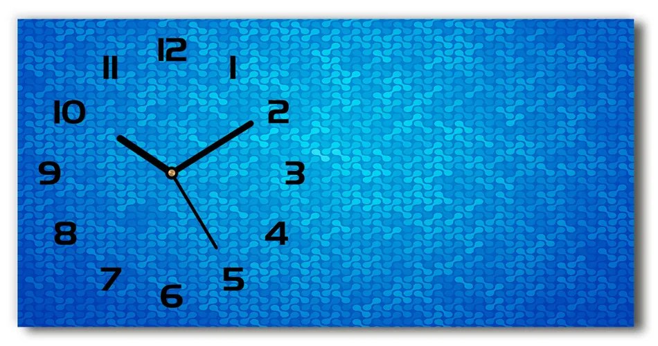 Wallmuralia Skleněné hodiny na stěnu Abstraktní pozadí 60x30 cm