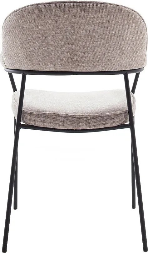 Béžová jídelní židle s područkami Kindersley – Unique Furniture