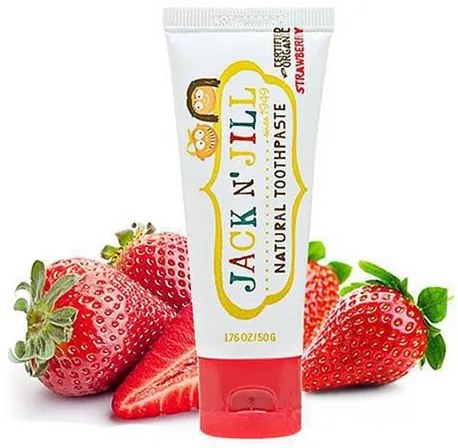 Jack N´ Jill Přírodní zubní pasta s příchutí 50 g Bez příchutě