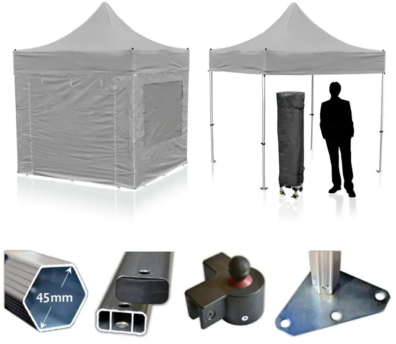 Nůžkový párty stan RedX® PROFI 3x3 m (Kvalitní profesionální párty stan 3x3 m - dostupný v 16 barvách a možností vlastního potisku)