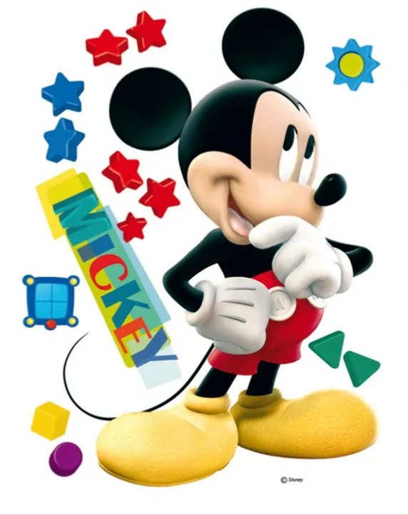 DC FIX Samolepicí maxi nálepka Mickey Mouse AGF00858 85×65cm