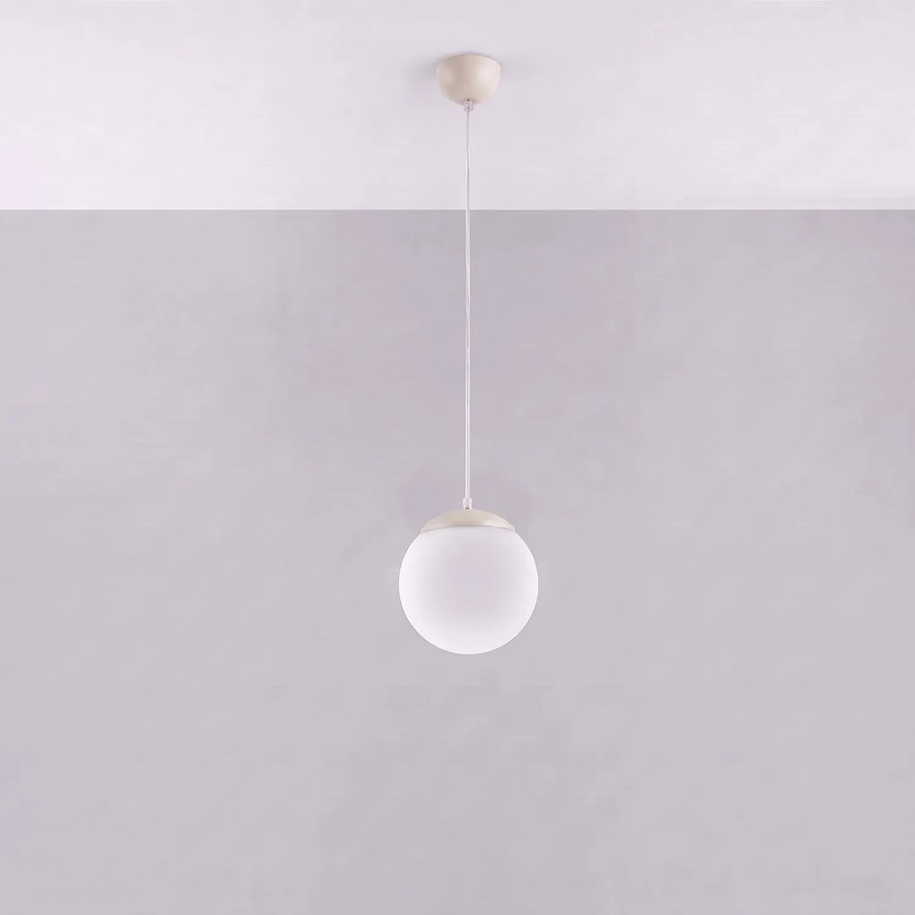 Sollux Lighting Závěsné svítidlo UGO 20 béžové