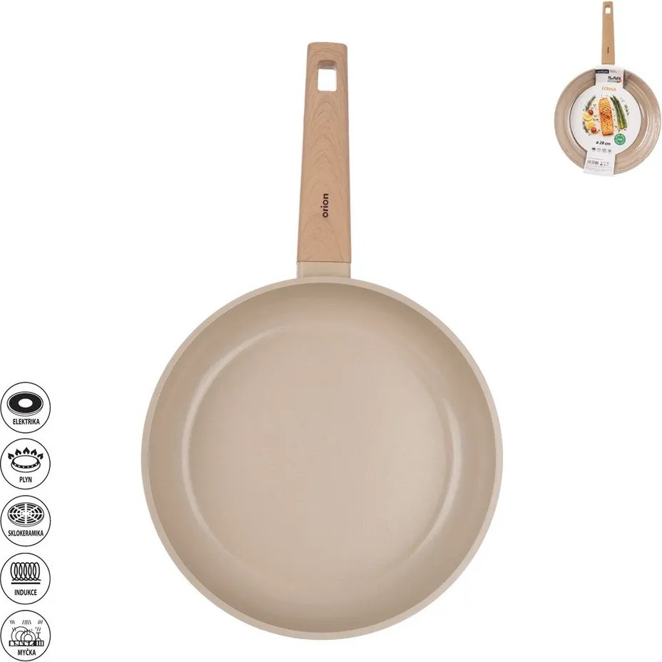Pánev s keramickým povrchem ø 28 cm Ecrina – Orion