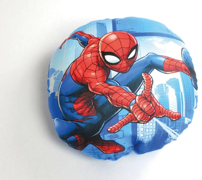 Jerry Fabrics Tvarovaný polštářek Spider-man "Blue 06"