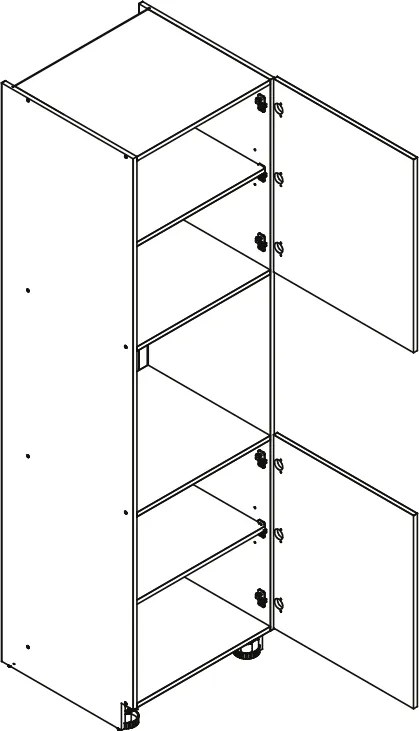 ALFASHOP ZOYA D60PK P/L vysoký šedá