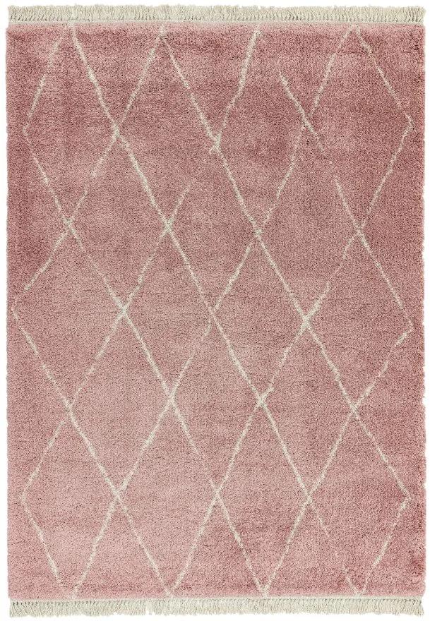 Růžový  koberec Lever Pink Diamond Rozměry: 200x290 cm