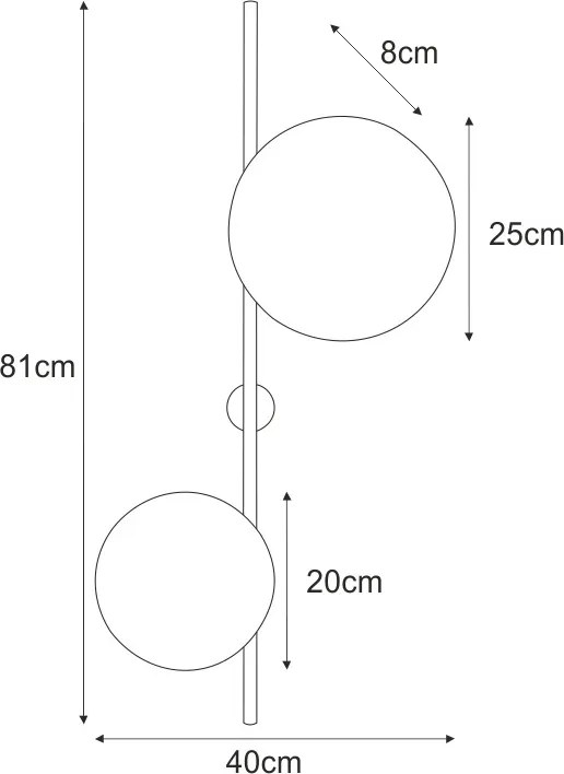Světla a lustry REDO GROUP Nástěnné světlo pro nepřímé osvětlení Rega K-4638/2xG9