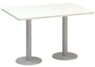 Alfa Office  Konferenční stůl Alfa 400 s šedým podnožím, 120 x 80 x 74,2 cm, dezén bílá