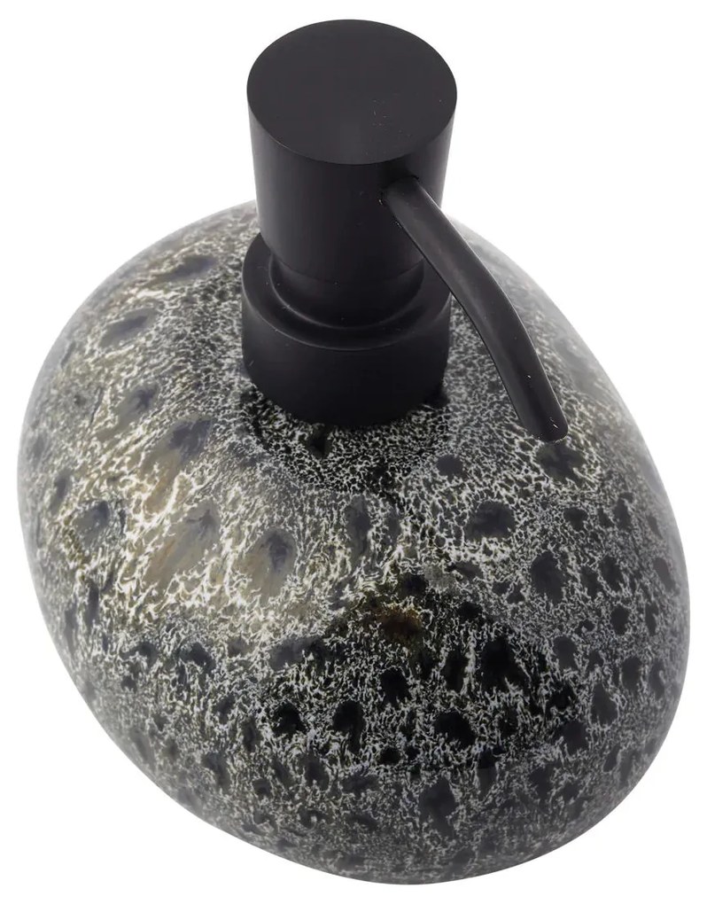 Aquanova Černý designový dávkovač na tekuté mýdlo BLACK OLIVE