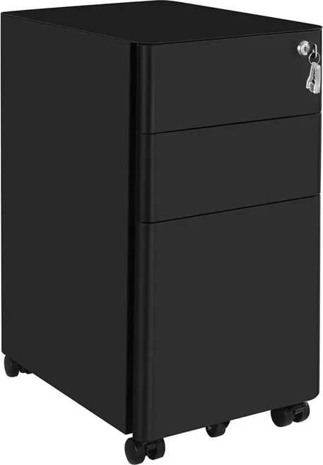 Autronic Kancelářský kontejner kovový AUK-E1130 Barva: Černá