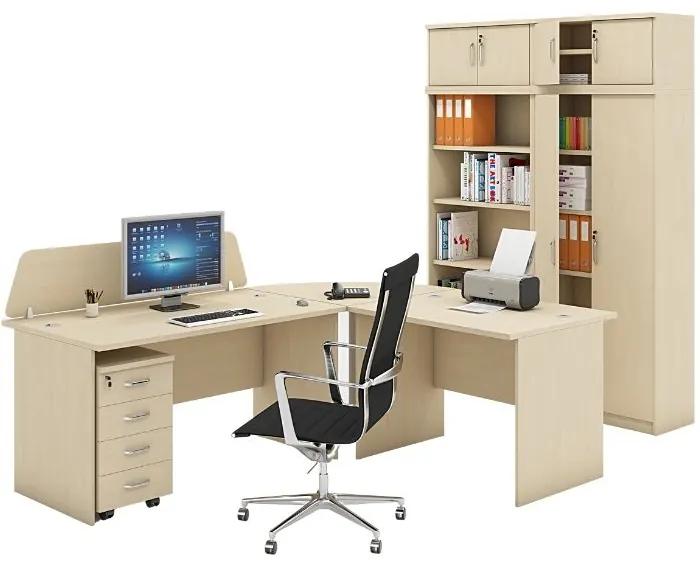Kancelářský pracovní stůl MIRELLI A+, rovný, délka 800 mm, bříza