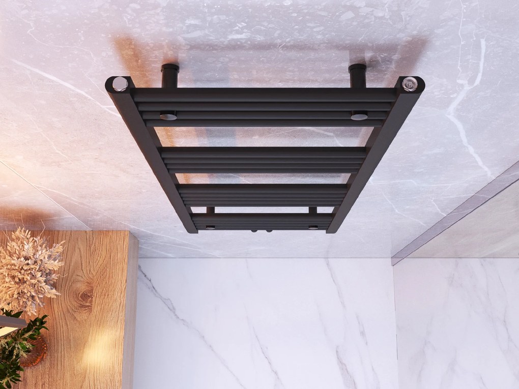 Gamma Erga Simple, topné těleso 1200x500 mm, 487 W, černá, ERG-LAV-SIMP-12050-BK