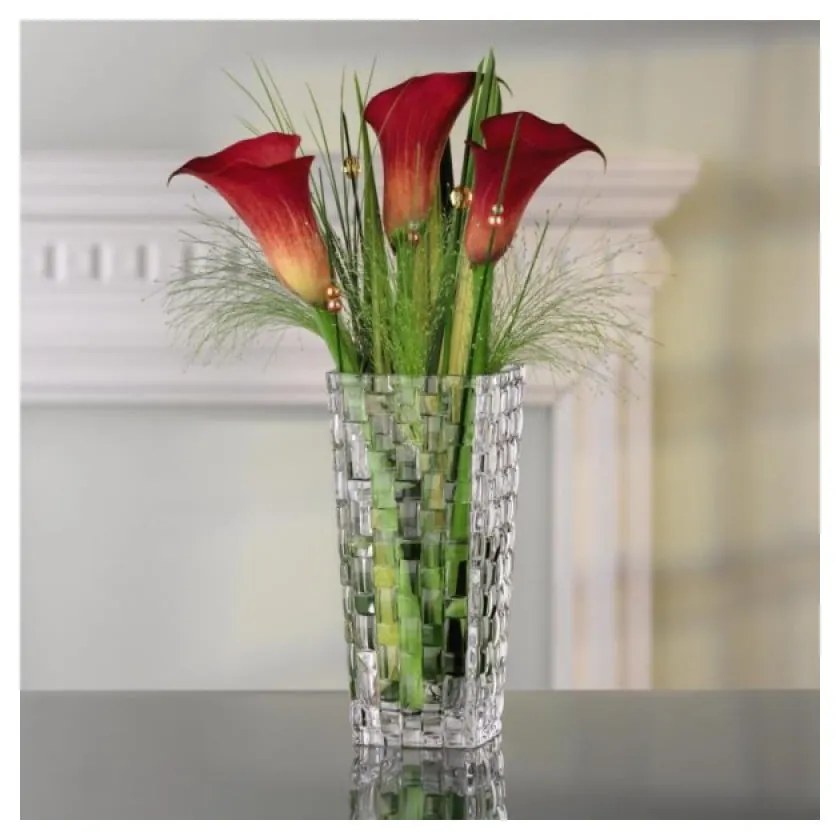 Váza z křišťálového skla Nachtmann Bossa Nova, výška 16 cm