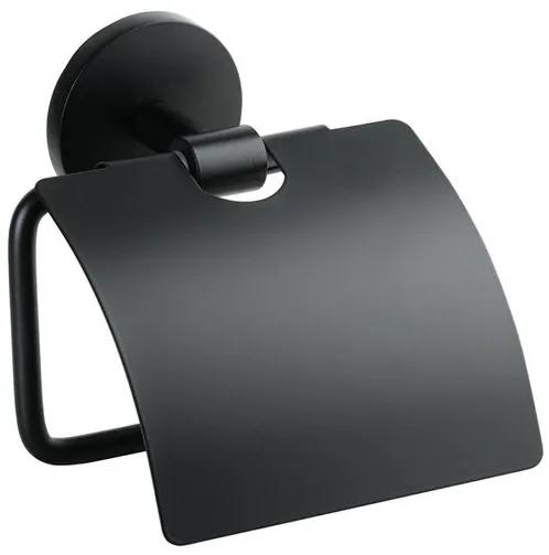 Bemeta Nox Držák toaletního papíru s krytem, černá 102512010