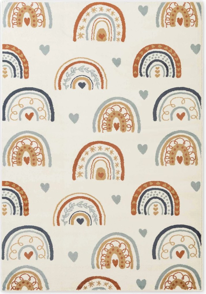Hanse Home, Dětský koberec Adventures 106415 Cream Multicolor, 120x170, vícebarevná, dětský pokoj