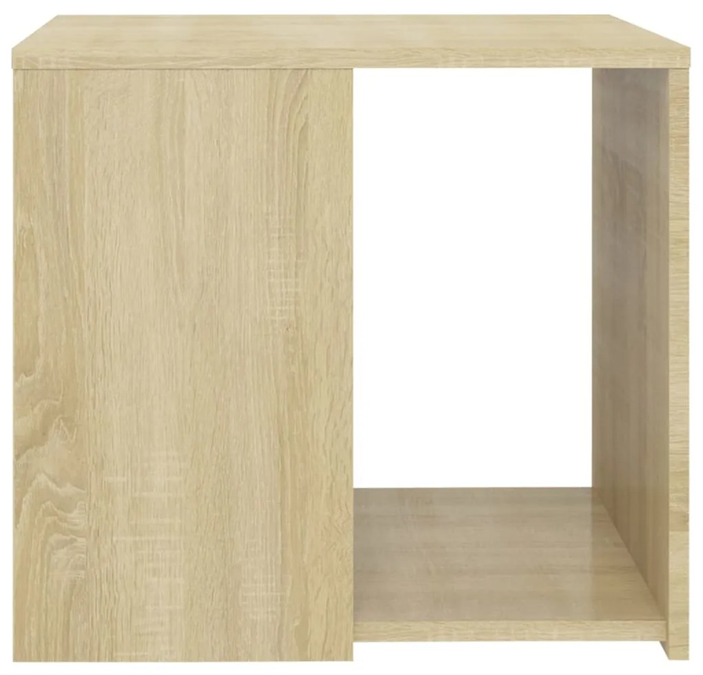 Odkládací stolek dub sonoma 50 x 50 x 45 cm dřevotříska - Default Title