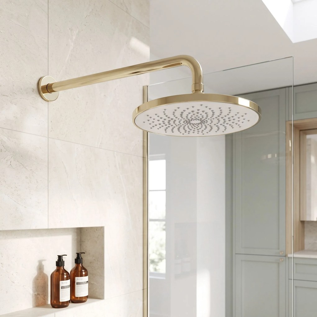Rea, Kulatá dešťová sprcha REA JS-021 Gold, REA-P0390