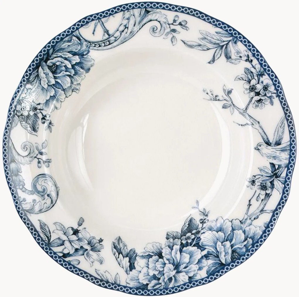 Sada hlubokých talířů z porcelánu Kensington, 6 dílů