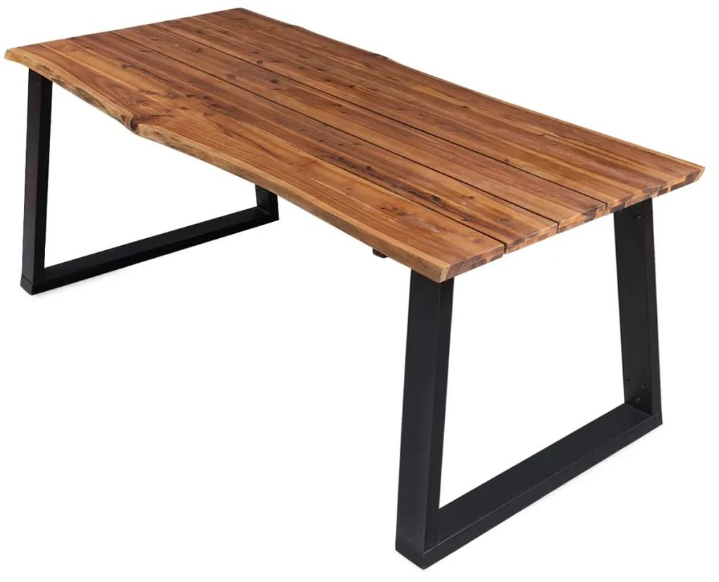 325295 vidaXL Jídelní stůl 170 x 90 x 75 cm masivní akáciové dřevo