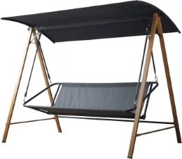 JU Zahradní houpačka pro 3 osoby 223 x 133 x 172 cm