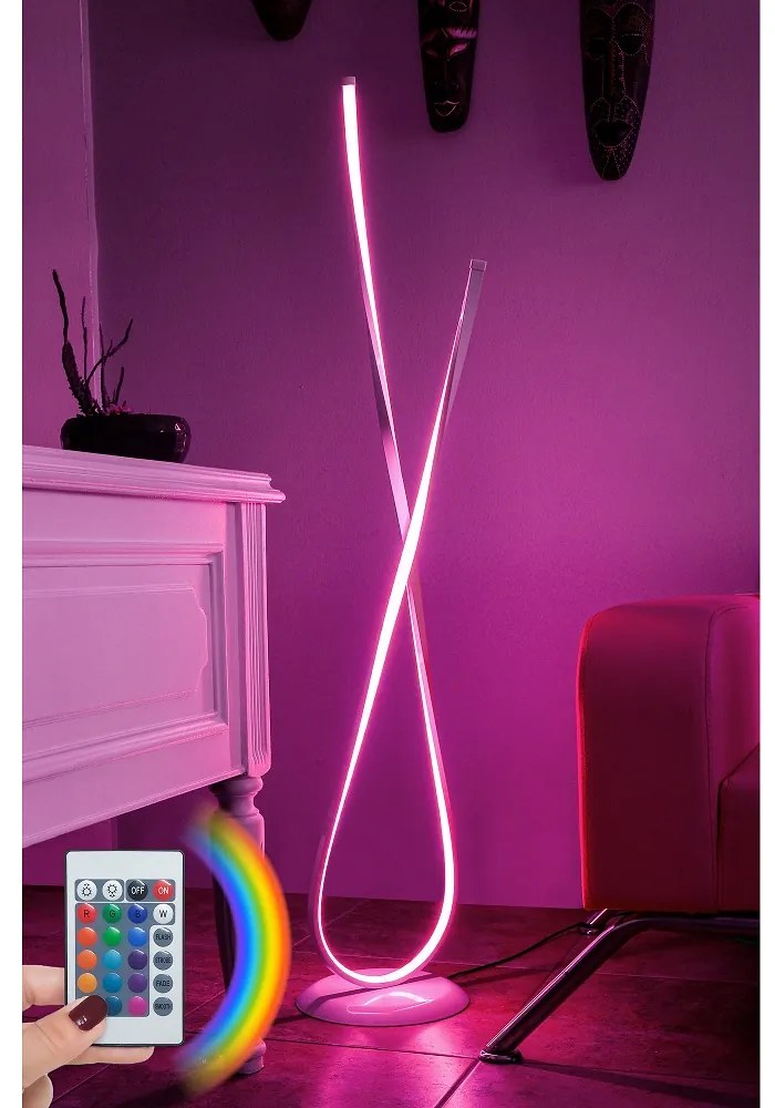Designová stojanová lampa Delilah 120 cm vícebarevná