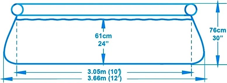 Bestway Fast Set 3,66 x 0,76 m 57274