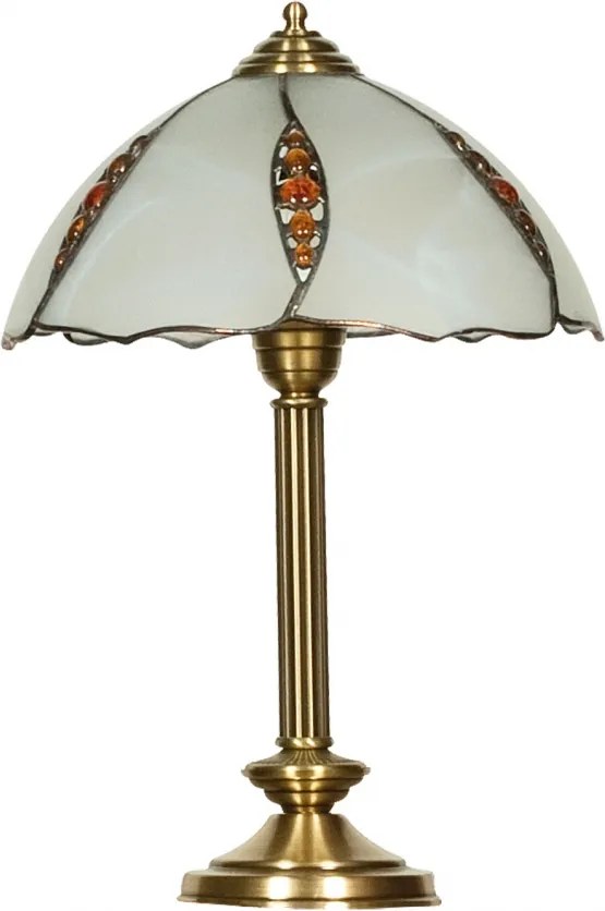 Mosazná stolní lampa 555 Rubin (Braun)