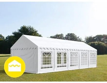 Párty stan 3x10m - PVC Standard Ohnivzdorný Barva: Bílá