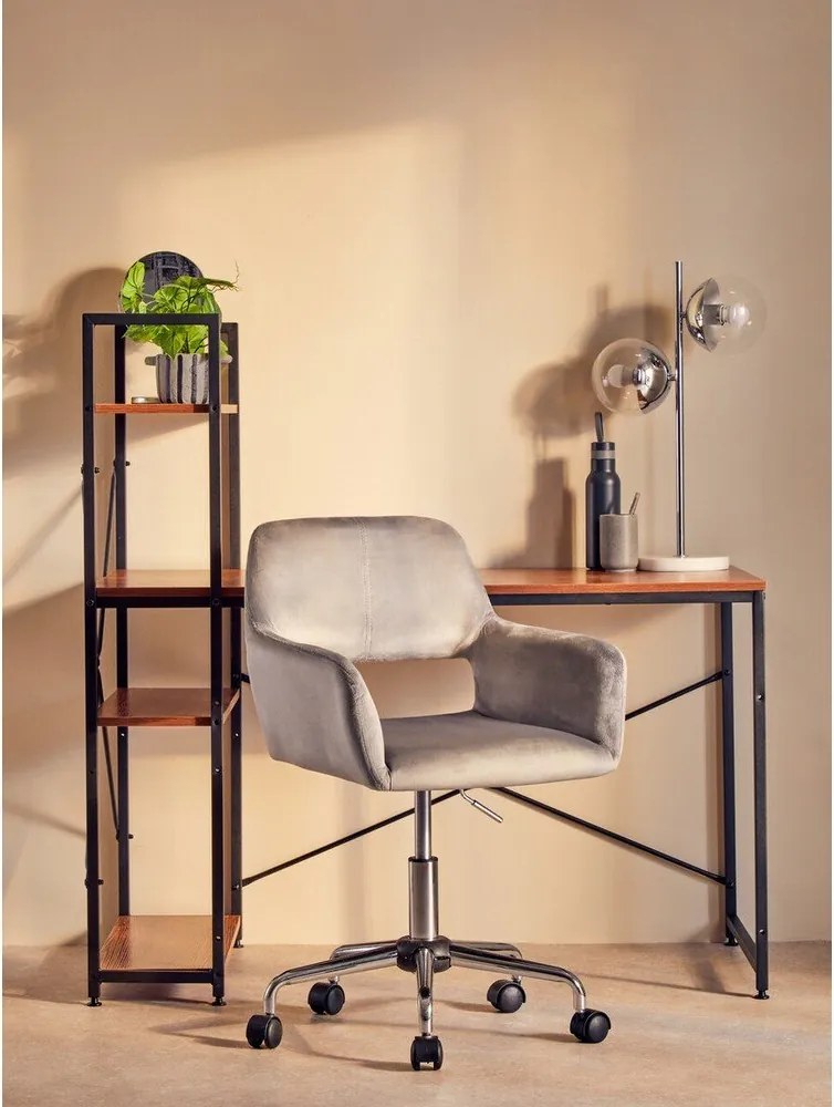 Šedá čalouněná kancelářská židle Brent – Premier Housewares