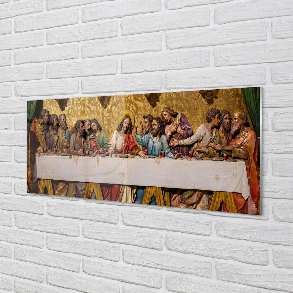 akrylový obraz Poslední večeře 120x60 cm