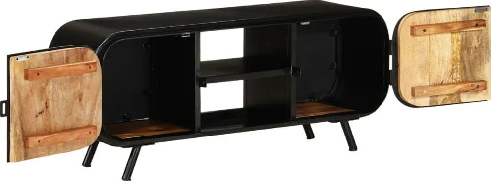vidaXL TV stolek 110 x 30 x 45 cm masivní recyklované dřevo [328414] Barva: Hnědá
