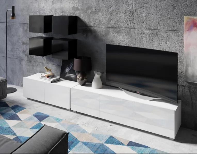 Gibmeble obývací stěna Calabrini 11 barevné provedení černobílá