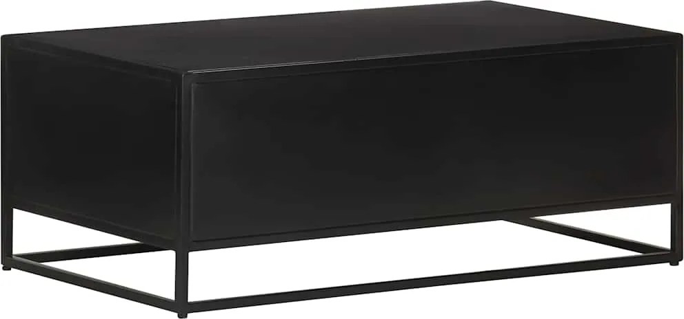 Konferenční stolek 90 x 50 x 35 cm hrubé mangovníkové dřevo 323149