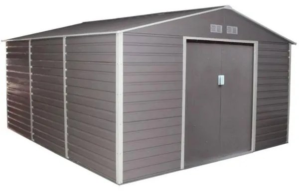 Plechový domek na zahradu G21 GAH 1300, šedý