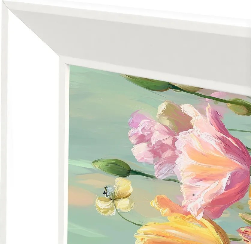 Tištěný obraz s rámem 75x56 cm Spring Tulip – Styler