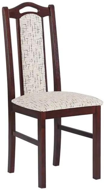 Jídelní židle Boro 9 Zvolte dřevo: Bílá, Zvolte látku: látka 17b