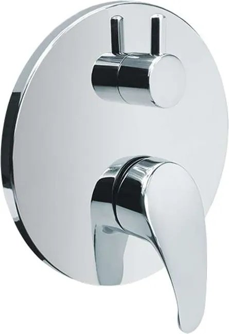 Mereo Mereo, Sprchová podomítková baterie s přepínačem, Sonáta, Mbox, kulatý kryt, CB60106A