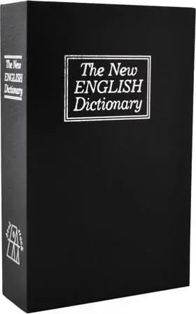 Bezpečný trezor ve tvaru knihy – schránka ukrytá v knize