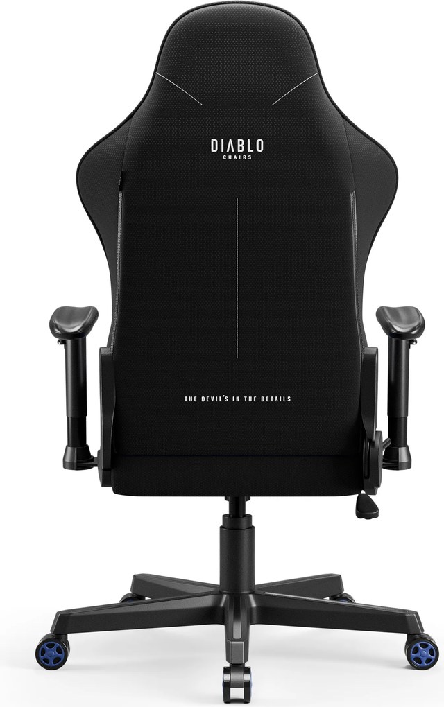 Látková herní židle Normal Size, námořnická modrá: Diablo X-Starter