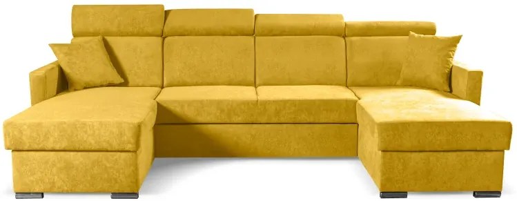 Sedací souprava Morrison mini U, žlutá (soro 40)