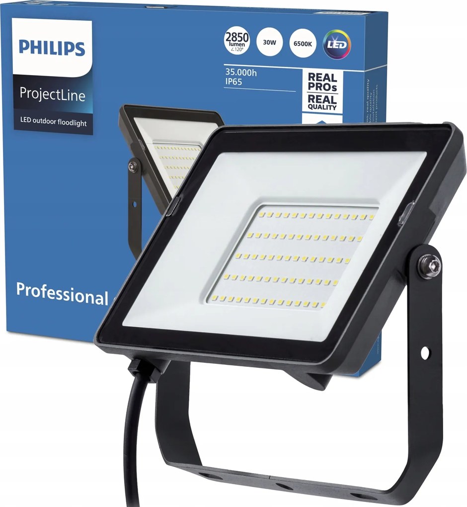 Led reflektorová lampa Halogen 30W 2850lm 6500K IP65 Philips