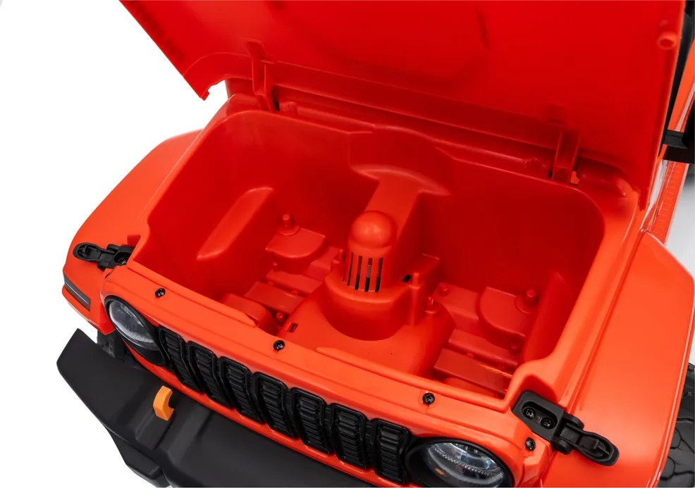LEAN Toys Oranžové vozidlo na akumulátor DK-JWR558