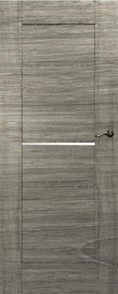 Interiérové dveře vasco doors IBIZA model 2 Průchozí rozměr: 70 x 197 cm, Orientace dveří: Levé dveře, Dekor: Dub stříbrný