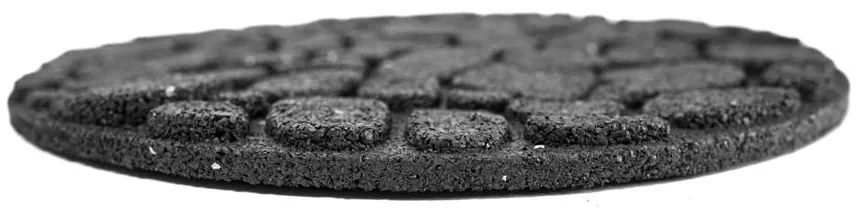 Multy home Zahradní nášlap CRACKED LOG antracit, gumový MHEU5000075, 1 ks