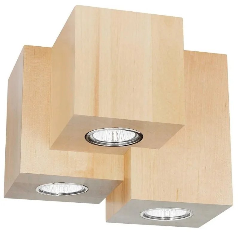 Spot-Light Spot-Light 2076360 - Stropní svítidlo WOODDREAM 3xGU10/6W/230V SP0717